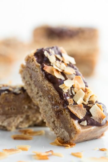 3-Layer Almond Coconut Chocolate Bars – Oh She Glows